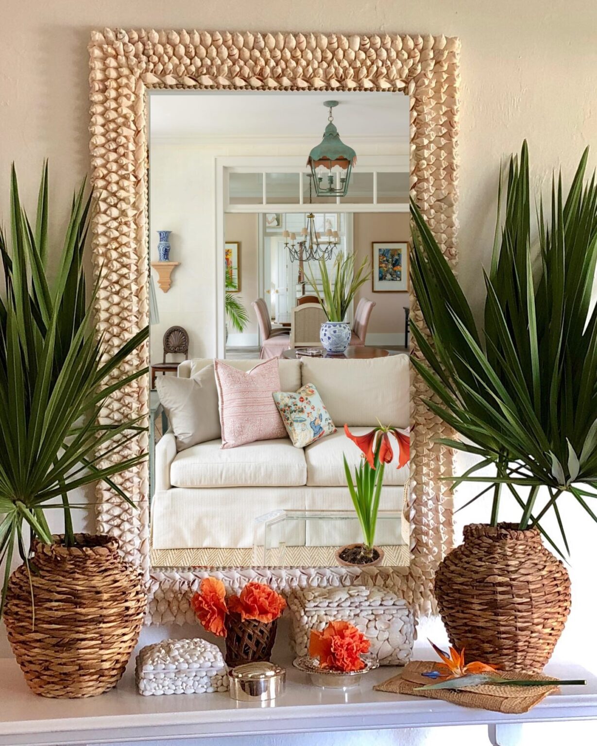 Shell mirrors by Seashore Chic | Seashore-Chic
